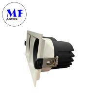 China Factory Price Double-Heads Anti-Glare Square LED Down Light IP20 With TRIAC 0-10V DALI-2 DT6 DT8 Dimming Recessed Ceiling Spotlight for sale