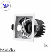 China 10W  CRI90 100lm/W LED Spot Downlight Triac /0-10V/Dali-2 Dimmable Beam angle 15°/24°/36°50° Optional Recessed Anti-glare Single head Spot LED Down light for Commercial Spaces for sale