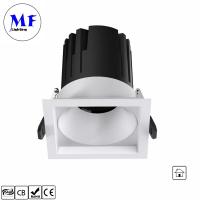 China 10W  CRI90 100lm/W LED Spot Downlight Triac /0-10V/Dali-2 Dimmable Beam angle 15°/24°/36°50° Optional Recessed Anti-glare Single head Spot LED Down light for Commercial Spaces for sale
