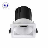 China Die-cast Aluminum Square Housing IP20/IP44 15°/24°/36°/50° LED Down Light Triac 0-10V Dali-2 DALI DT8 Spot Downlight Recessed Down Light for sale