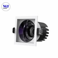 China Die-cast Aluminum Square Housing IP20/IP44 15°/24°/36°/50° LED Down Light Triac 0-10V Dali-2 DALI DT8 Spot Downlight Recessed Down Light for sale
