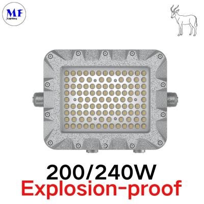 China Atex IP66 IK08 Explosion Proof LED Flood Light 140LM/W 150W 200W 240W 300W 400W  With Tempered Glass Lens For Oil Gas Chemical Mining Hazardous Zone for sale