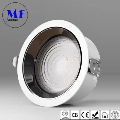 China 10INCH/12INCH Recessed LED Downlight High Power 70W 100W Anti Glare Tunnable Ceiling Down Light Wide Beam Angle 120° for sale