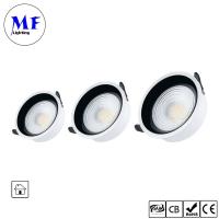 China 7W CRI90 160lm/W Spot Downlight  Triac /0-10V/Dali-2 Dimmable Wide Beam angle 120° 6INCH/8INCH Recessed Anti-glare LED Down light for Commercial Spaces for sale