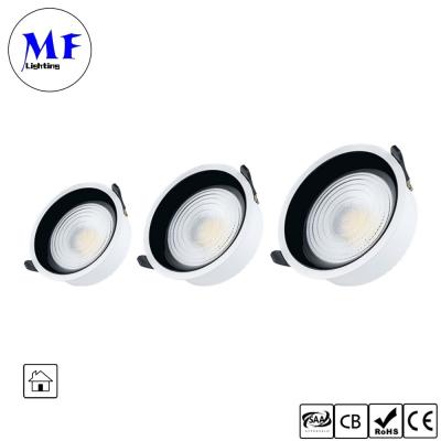 China 7W CRI90 160lm/W Spot Downlight  Triac /0-10V/Dali-2 Dimmable Wide Beam angle 120° 6INCH/8INCH Recessed Anti-glare LED Down light for Commercial Spaces for sale