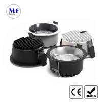 China Factory Price Commercial Indoor Recessed LED Downlight Die-cast Aluminum Anti-Glare IP20 60W Tunable CCT Dimmable Tuya Zigbee DALI 0-10V Triac Ceiling Light for sale