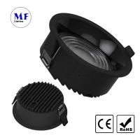 China Factory Price Commercial Indoor Recessed LED Downlight Die-cast Aluminum Anti-Glare IP20 60W Tunable CCT Dimmable Tuya Zigbee DALI 0-10V Triac Ceiling Light for sale