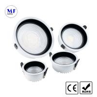 China Factory Price Commercial Indoor Recessed LED Downlight Die-cast Aluminum Anti-Glare IP20 60W Tunable CCT Dimmable Tuya Zigbee DALI 0-10V Triac Ceiling Light for sale