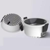 China Factory Price Recessed LED Downlight UGR<19 Anti-Glare Office Tunable CCT Dimmable DALI Tuya Zigbee Die-cast Aluminum IP20 Ra90+ Commercial Ceiling Light for sale