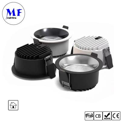 China 35W 160lm/W Spot Downlight Triac /0-10V/Dali/TUYA Zigbee Dimmable CRI90 IP20 Wide Beam angle 120° 8INCH/10INCH Recessed Anti-glare LED Down light for Commercial and Residental Spaces for sale