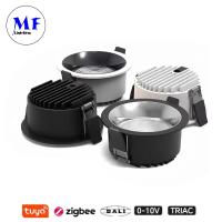 China 40W 160lm/W Recessed LED Down Light  Triac /0-10V/Dali-2 Dimmable  Wide Beam angle 120° 8INCH/10INCH High Power 80W Anti-glare LED Down light for Commercial Spaces for sale