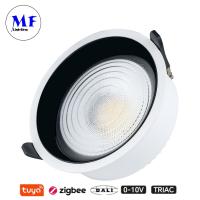 China 40W 160lm/W Recessed LED Down Light  Triac /0-10V/Dali-2 Dimmable  Wide Beam angle 120° 8INCH/10INCH High Power 80W Anti-glare LED Down light for Commercial Spaces for sale