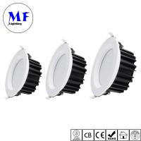 China OEM ODM Recessed SMD LED Downlight IP40 Indoor Lighting 20W 30W 50W CCT Adjustable Power Dimmable CRI90 Alu Ceiling Down Light for sale