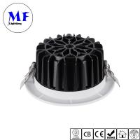 China OEM ODM Recessed SMD LED Downlight IP40 Indoor Lighting 20W 30W 50W CCT Adjustable Power Dimmable CRI90 Alu Ceiling Down Light for sale