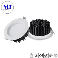 China OEM ODM Recessed SMD LED Downlight IP40 Indoor Lighting 20W 30W 50W CCT Adjustable Power Dimmable CRI90 Alu Ceiling Down Light for sale