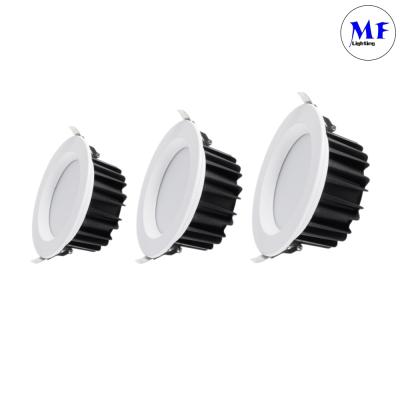 China IP40 SMD Downlight 5W/7W/10W/12W/15W/20W/25W/30W/35W/40W/45W/50W Smart CCT Power Dimming Adjustable Smart Triac Dali 0-10V Recessed Aluminum LED Down Light for sale