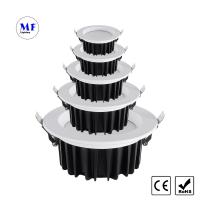China IP40 SMD LED Recessed Ceiling Downlight, Triac 0-10V DALI DALI-2 DT6 DT8 Dimmable, Smart Zigbee Tuya WiFi Control,Indoor Down Light For Office for sale