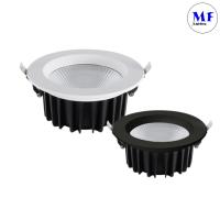 China Aluminum 60 Degree Triac 0-10V Dali Smart Dimming Dimmable CCT Adjustable 5W/7W/10W/12W/15W/20W/25W/30W/35W/40W/45W/50W Downlight Recessed COB LED Down Light for sale