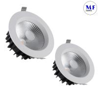 China Aluminum 60 Degree Triac 0-10V Dali Smart Dimming Dimmable CCT Adjustable 5W/7W/10W/12W/15W/20W/25W/30W/35W/40W/45W/50W Downlight Recessed COB LED Down Light for sale