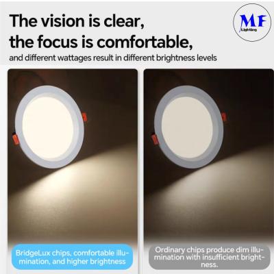 China Aluminum 60 Degree Triac 0-10V Dali Smart Dimming Dimmable CCT Adjustable 5W/7W/10W/12W/15W/20W/25W/30W/35W/40W/45W/50W Downlight Recessed COB LED Down Light for sale