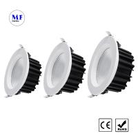 China COB LED Recessed Downlight 30W Triac 0-10V Dali-2 Dt6 Dt8 Dimmable Tuya Zigbee Tuya WiFi Smart Control Ugr<19 Die-Cast Aluminum Ceiling Down Light for sale