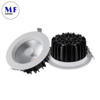 China 15W 100lm/W Spot Downlight Triac /0-10V/Dali-2/Tuya Zigbee Dimmable  Beam Angle 60° Recessed Anti-Glare COB LED Down Light for Commercial and Housing Places for sale