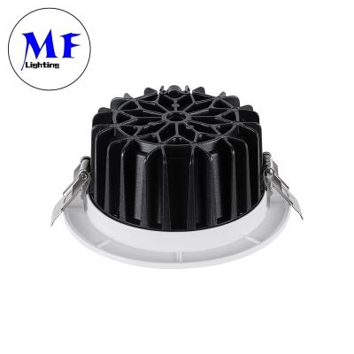 China COB LED Down Light 5W7W10W12W15W50W,60° Beam,Triac/0-10V/Dali-2/Tuya Zigbee Dimmable,100lm/W CRI90, Ugr<19 Anti-Glare, IP40,Indoor Commercial Lighting for sale
