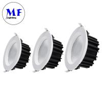 China COB LED Down Light 5W7W10W12W15W50W,60° Beam,Triac/0-10V/Dali-2/Tuya Zigbee Dimmable,100lm/W CRI90, Ugr<19 Anti-Glare, IP40,Indoor Commercial Lighting for sale