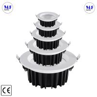 China COB LED Recessed Anti-Glare UGR<19 Dimmable  Die-Cast Aluminum Indoor Commercial Led spot light Led Down light for sale