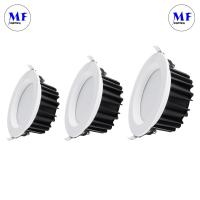 China SMD Recessed 120° Wide Beam PC Milky Diffuser Anti-Glare UGR<19  Dimmable  Die-Cast Aluminum Indoor Commercial LED spot light LED Down light for sale