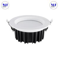 China SMD Recessed 120° Wide Beam PC Milky Diffuser Anti-Glare UGR<19  Dimmable  Die-Cast Aluminum Indoor Commercial LED spot light LED Down light for sale