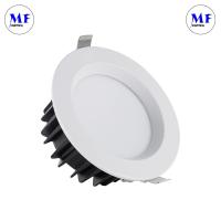 China SMD Recessed 120° Wide Beam PC Milky Diffuser Anti-Glare UGR<19  Dimmable  Die-Cast Aluminum Indoor Commercial LED spot light LED Down light for sale