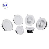 China Factory Price Die-Cast Aluminum 40W SMD Ceiling Recessed Downlight Ugr<19 Anti-Glare Triac 0-10V Dali-2 Dali Dt8 Tuya Zigbee Dimmable Down Light for sale