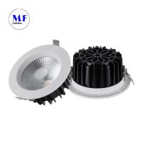 China Factory Price Spring Clip Installation 40W COB Downlight 2700-6000K Tunable CCT High CRI Ra90 Triac 0-10V Dali-2 Dali Dt8 Tuya Zigbee Dimmable Down Light for sale