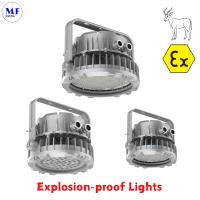 China OEM ODM IP66 IK08 Atex Lamp Explosion Proof LED Highbay Light 140LM/W IP66 IK08 50W 100W 150W 200W 300W 400W With Tempered Glass Lens For Oil Gas Chemical Mining Hazardous Zone for sale