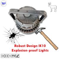 China ATEX LED Highbay Light Explosionproof UFO Zone 1 Zone 2 Dim 200W 300W 400W IP66 Ik10 Steelwork Power Plants Alcohol Oil Gas Harsh Industrial for sale