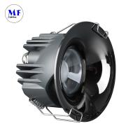 China Commercial IP65 LED Downlight 100lm/W CRI80/90 AC100-277V Dali-2 Triac 0-10V Dimmable Multi-Color Reflector Recessed Down Light for sale