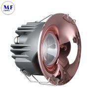 China Commercial IP65 LED Downlight 100lm/W CRI80/90 AC100-277V Dali-2 Triac 0-10V Dimmable Multi-Color Reflector Recessed Down Light for sale