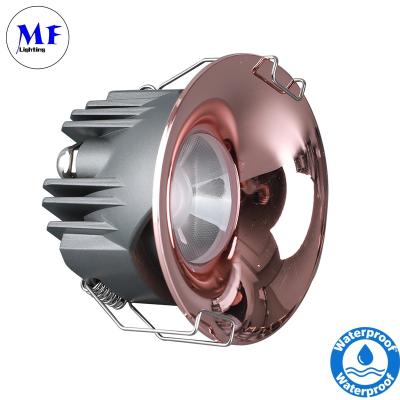 China Factory Price IP65 Waterproof Triac 0-10V Dali Dt6 Dt8 Dimmable 10W 12W 18W 20W 25W 30W100lm/W Various Metallic Color Reflector Recessed LED Down Light for sale