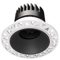 China Die-Cast Aluminum Trimless Recessed LED Spot Down Light, Eye-Protection Down Light, 8°-55° 2700K-6000K CCT Adjustable LED Down Light for Commercial Use for sale