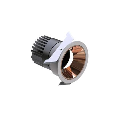 China IP20/IP44 Aluminum Anti-Glare LED Down Light Spot Light, 2700-6000K CCT Adjustable Recessed Ceiling Lamp for Exhibition Hall & Commercial Indoor Lighting for sale