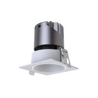 China IP20 IP40 Office White Downlights, Square LED Down Light with Dali-2, Triac & 0-10V Multi Dimming Control, Factory Price Commercial Bathroom Spot Light for sale