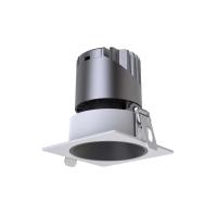 China IP20 IP40 Office White Downlights, Square LED Down Light with Dali-2, Triac & 0-10V Multi Dimming Control, Factory Price Commercial Bathroom Spot Light for sale