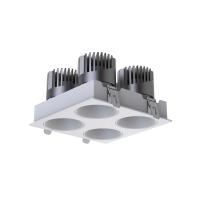 China Factory Price Frameless Four-Head Anti-Glare Light, IP20 LED Down Light Dimmable Triac 0-10V Dali-2 Dt6 Dt8 Spot Light for sale