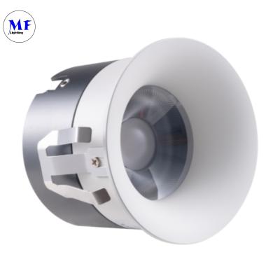 China Cabochon Frameless Recessed LED Spot Downlight 5W Triac 0-10V Dali-2 Dali Dt8 Dimmable 100lm/W CRI90 AC100-277VAC Anti-Glare CCT Adjustable LED Down Light for sale