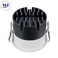 China Cabochon Frameless Recessed LED Spot Downlight 5W Triac 0-10V Dali-2 Dali Dt8 Dimmable 100lm/W CRI90 AC100-277VAC Anti-Glare CCT Adjustable LED Down Light for sale