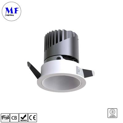 China 30W Triac /0-10/Dali-2 Dimmable CRI90 100lm/W LED Spot Downlight Beam Angle 8°/15°/24°/38°/55° Optional Recessed Anti-Glare Vspring Clip LED Down Light for sale