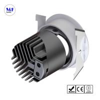 China Factory Price No Glare Alu. 7W 10W 12W 15W 100lm/W Ik07 Cozy Recessed Living Room Commercial Residential Home Hotel Spotlight High Feet Round LED Down Light for sale