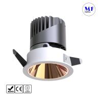 China Factory Price No Glare Alu. 7W 10W 12W 15W 100lm/W Ik07 Cozy Recessed Living Room Commercial Residential Home Hotel Spotlight High Feet Round LED Down Light for sale