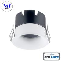 China Factory Price Dimmable 3W 5W 7W 10W 12W 15W Various Metallic Color Reflector Bathroom Frameless Recessed Anti-Glare Spot LED Down Light for sale